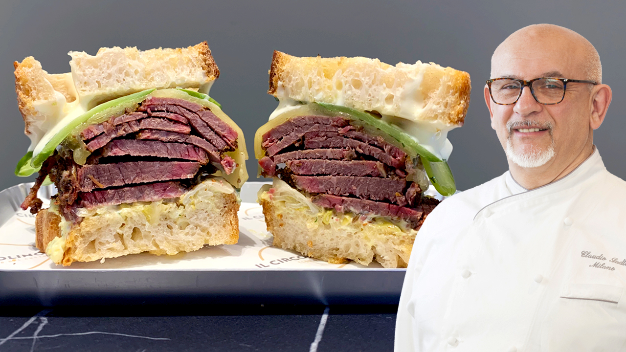 Il Pastrami definitivo dello chef Claudio Sadler con Lorenzo Sacchi ...