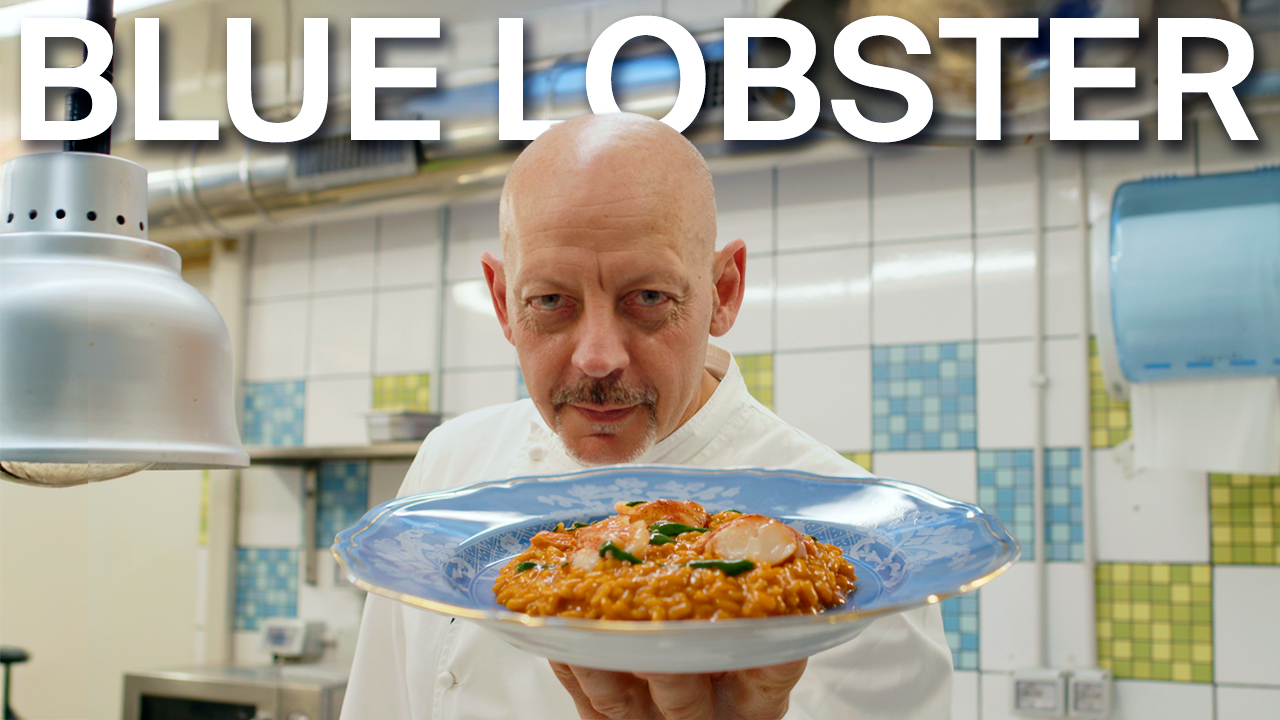 Risotto all'astice blu dello chef Gianfranco Pascucci | Al Porticciolo ...