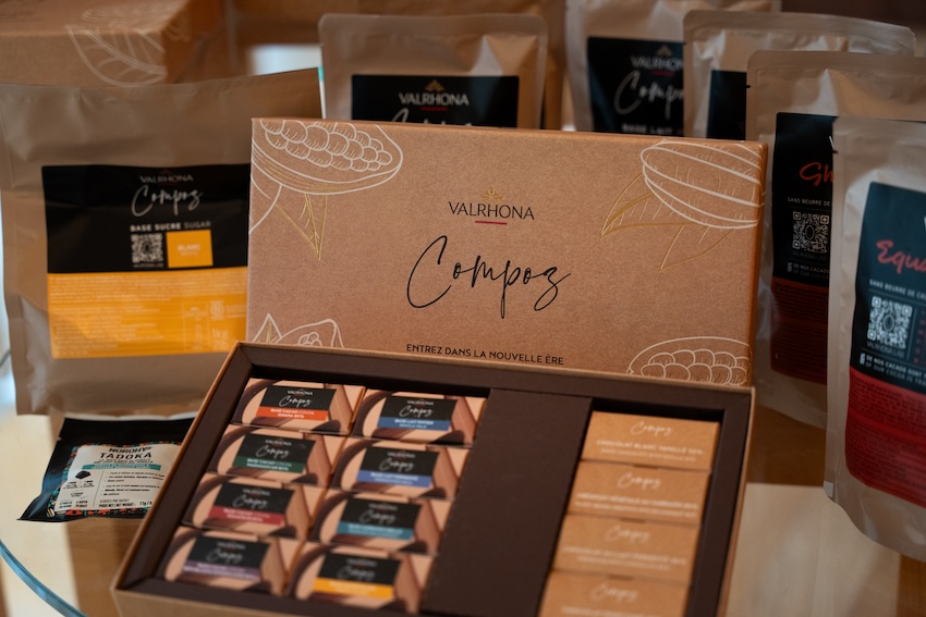 Valrhona: presentata la gamma Compoz | ItaliaSquisita.net
